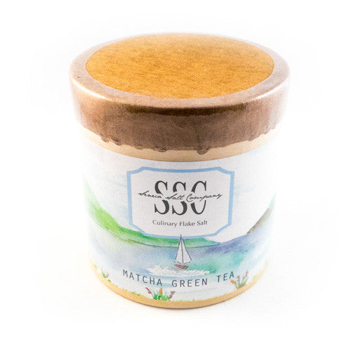 Seneca Salt Matcha Green Tea Culinary Flake Salt | JAVA-GOURMET