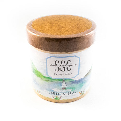 Seneca Salt Vanilla Bean Culinary Flake Salt | JAVA-GOURMET
